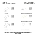 Escritorios de oficina modernos Delfos by Ismobel | Communita